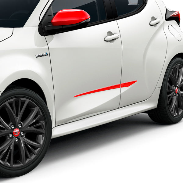 Verzierungen Koralle Rote Seite Toyota Yaris 2020 > – Toyota Shop